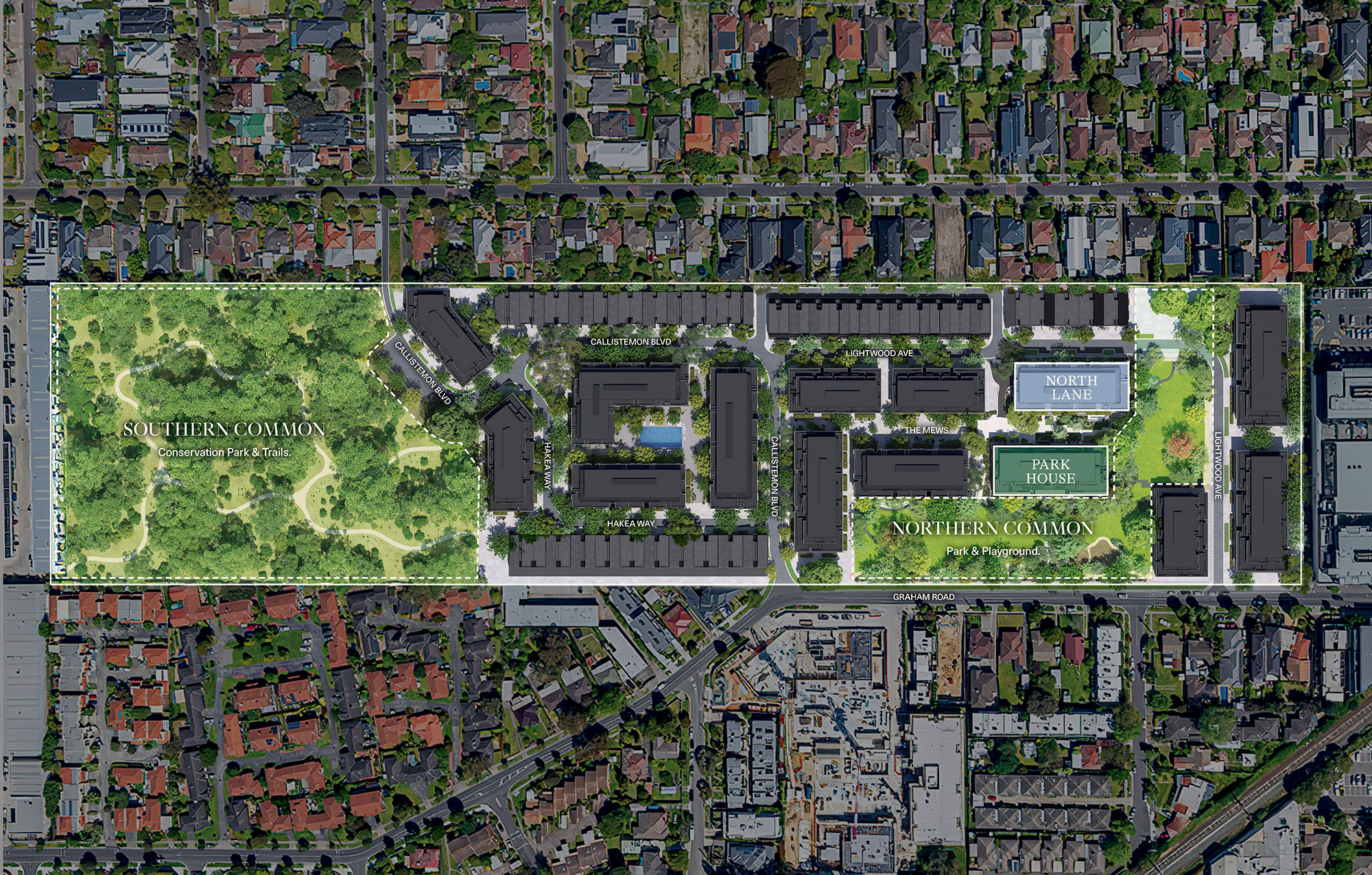 Masterplan - Highett Common – New apartments & Townhomes for sale ...